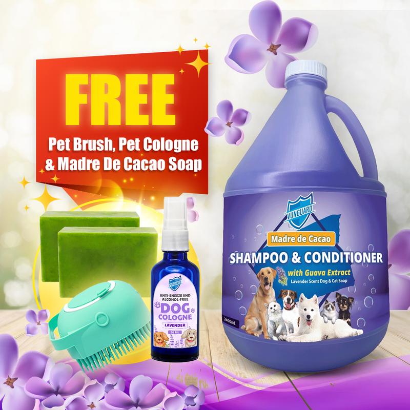 Vunguard Madre de Cacao Pet Shampoo and Conditioner Scent 1 Gallon ...