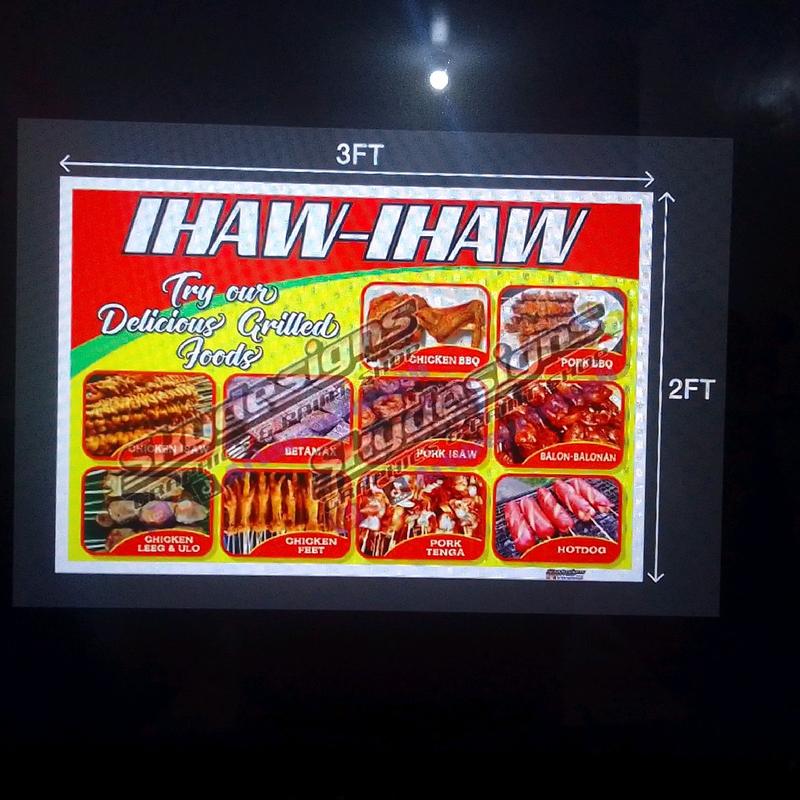 IHAW IHAW TARPAULIN PRINT FOR STORE DISPLAY 3X2FT - TikTok Shop Philippines