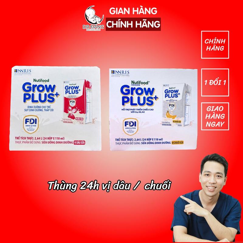 [Chính hãng] Sữa dinh dưỡng pha sẵn Nutifood Grow Plus+ vị dâu - TikTok ...