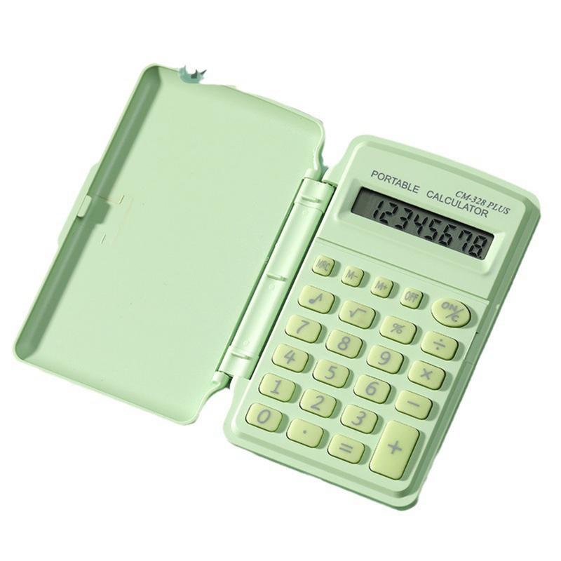 tecerei- Mini Calculator Office Calculator Portable Cover Calculator ...