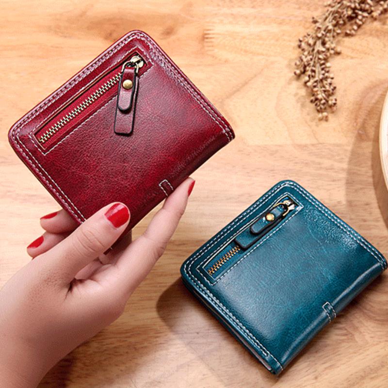 Dompet Kecil Pendek Wanita, Rekaan Retro Eropah dan Amerika, Dompet ...