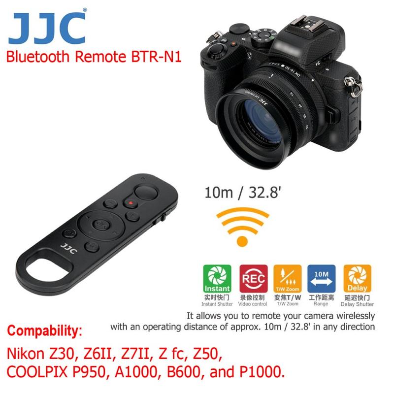 JJC Wireless Bluetooth Remote BTR-N1 For Nikon ZFC - Z30 - Z50 - Shop ...