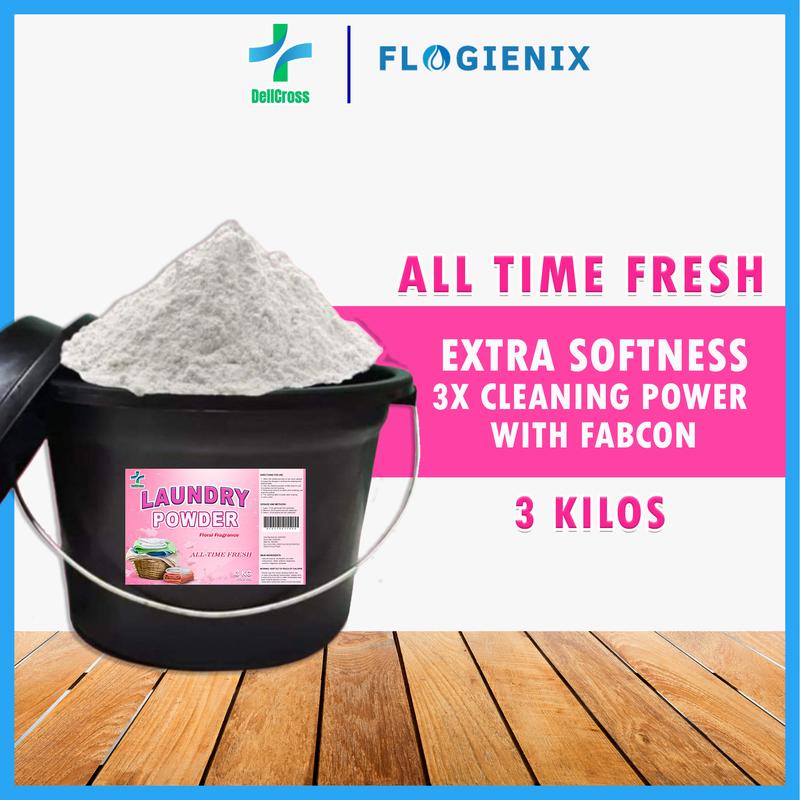 FLOGIENIX POWDER DETERGENT FABCON ALL TIME SCENT - 3KG - TikTok Shop ...