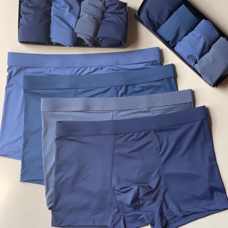 Hộp 4 Quần Lót Boxer Co Giãn 4 chiều, Sip Đùi Thun Lạnh Cao Cấp ...