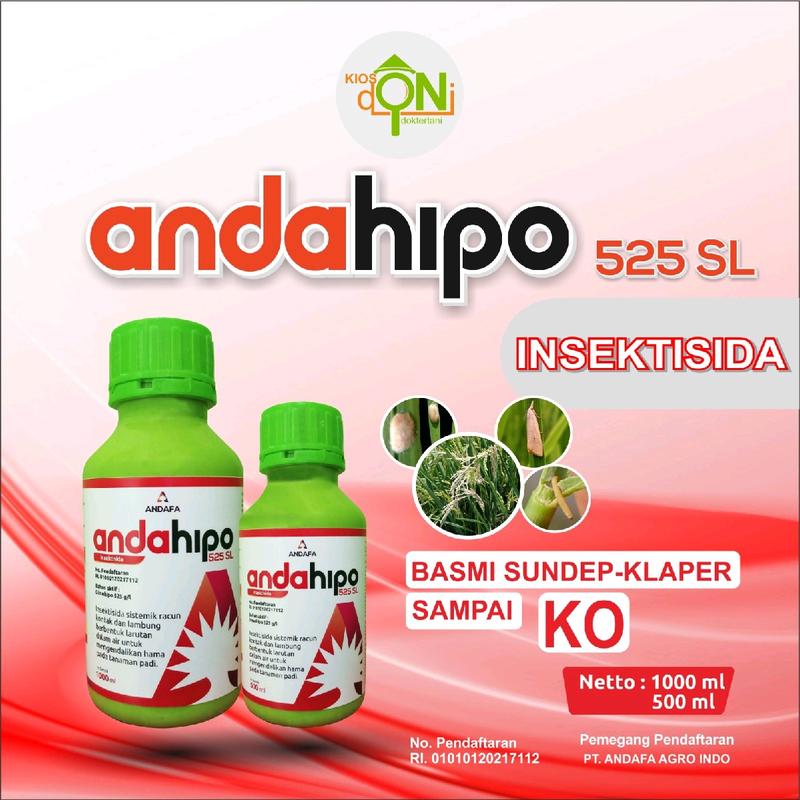 Obat Hama Sundep Padi Terampuh andahipo 525 SL Kebun Cair - Shop ...