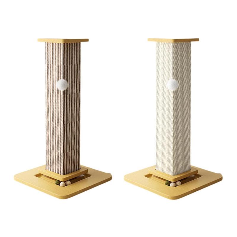 Cat Scratching Post Funny Scratch Pole with Base for for Kitten ...