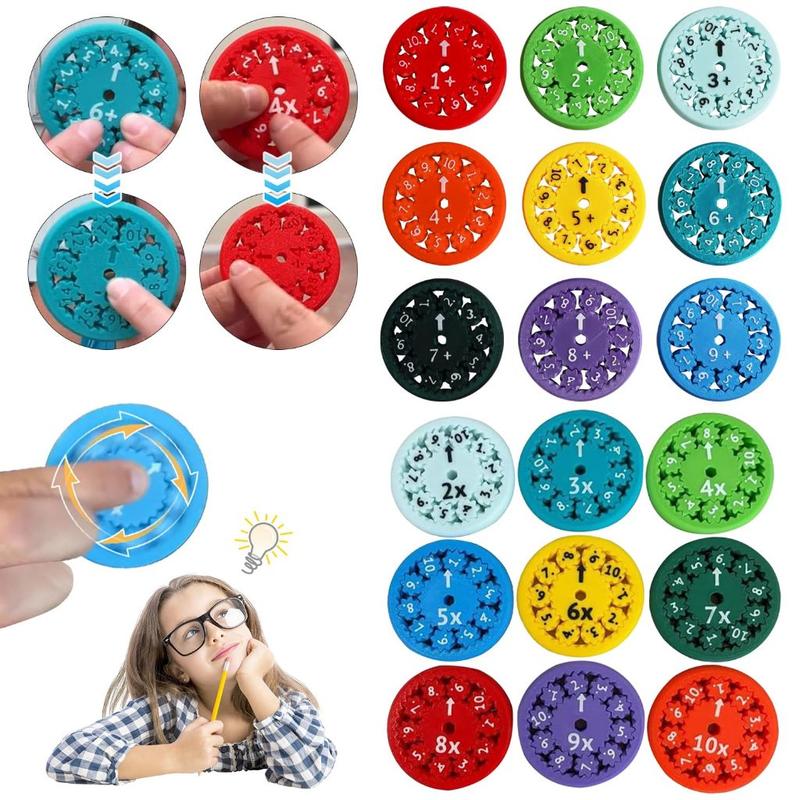 （Hot sale！！）Math Fidget Spinner Educational Toy Learning Arithmetic ...