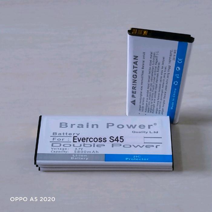 Jual Baterai Batre For Evercoss S45 Face Unlock 4G LTE / S45B Double ...
