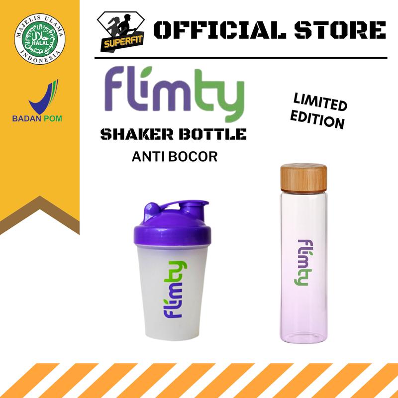 SHAKER FLIMTY FLIMEAL ORiGINAL | BOTOL SHAKER 400ml | BOTOL MINUM ...