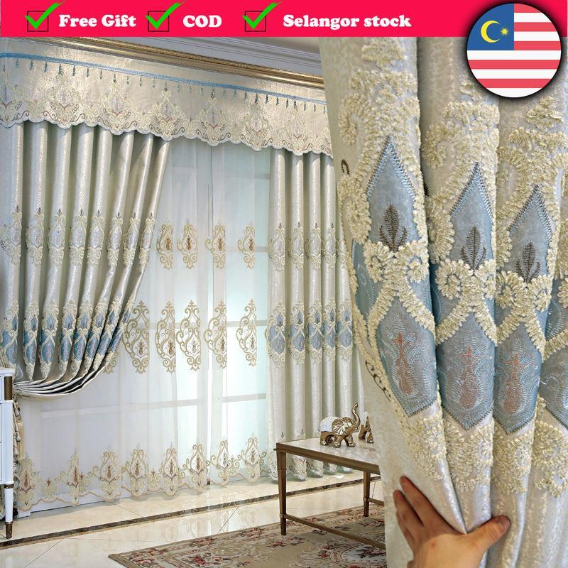 【2 Day Delivery】European Style Curtains Langsir Eropah, untu - TikTok ...