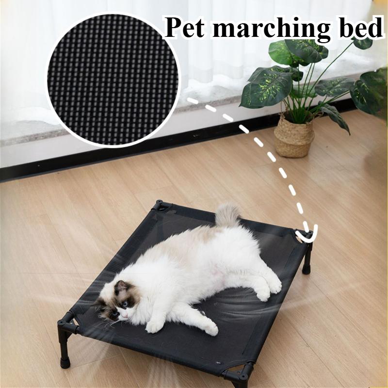 Summer off ground washable pet bed, marching bed, dog kennel - TikTok ...