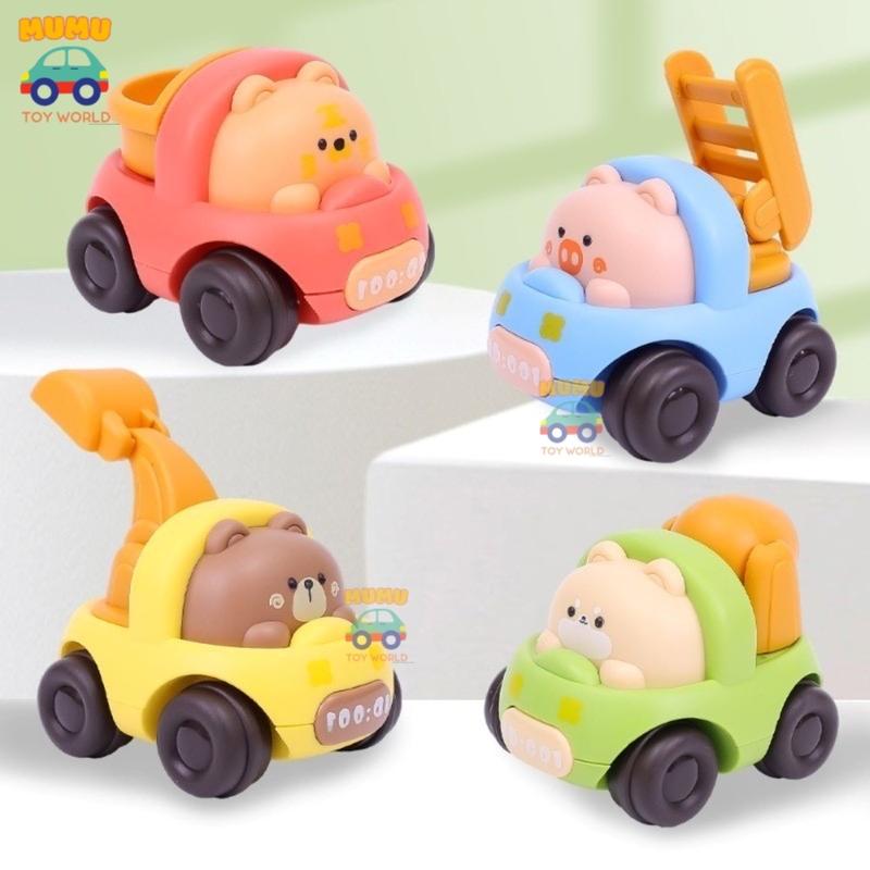 Baby Car Toys Inertia Car Toy Mini Cute Animal Design Vehicl - TikTok ...