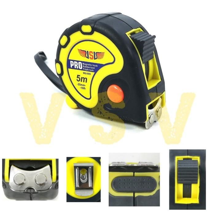 Jual VSV METERAN 5M X 25MM - MEASURING TAPE MAGNET 5 M VSV KARET HI ...