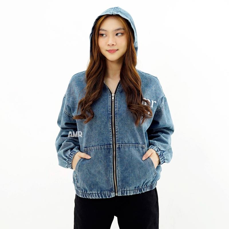 AMR Original - The Essential Zipper 5823 - Jaket Jeans Hoodie Denim ...