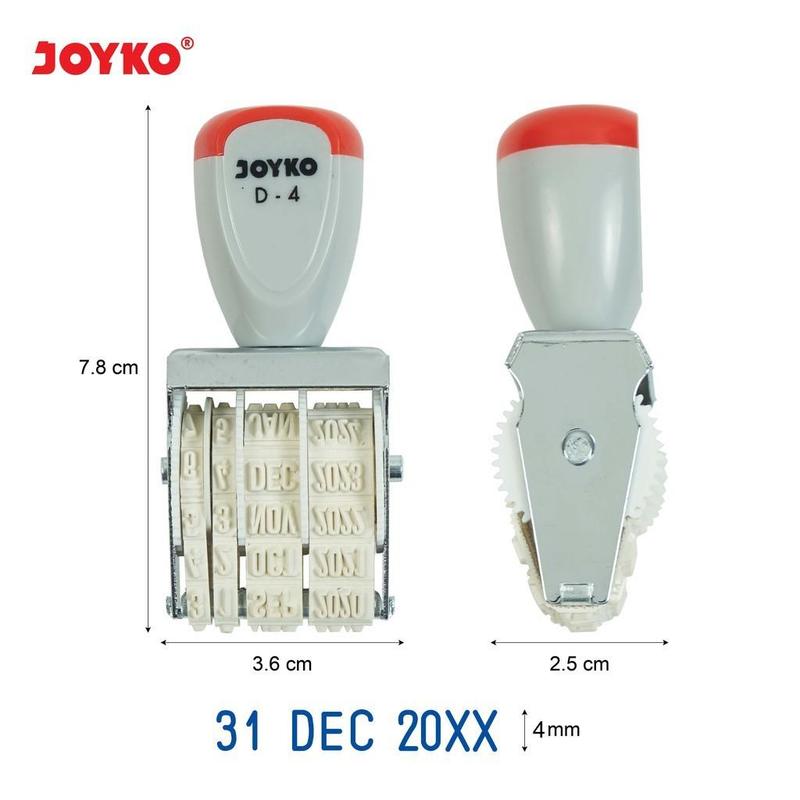 Date Stamp D4 Stempel Tanggal Joyko D-4 Cap Default Spesifikasi - Shop ...