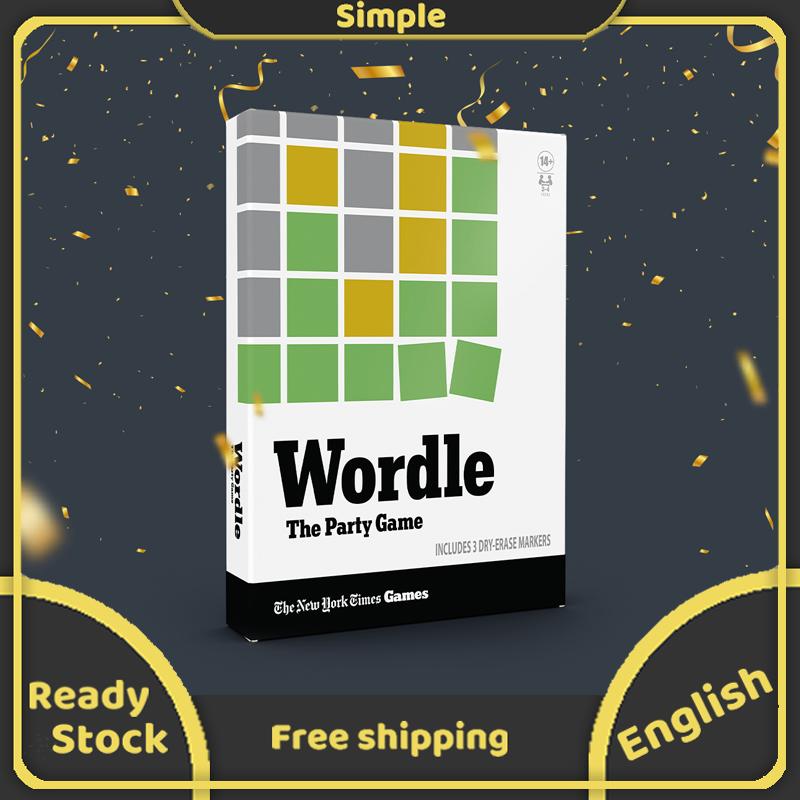 Wordle The Party Game for 2-4 Players Official Wordle Board Game ...