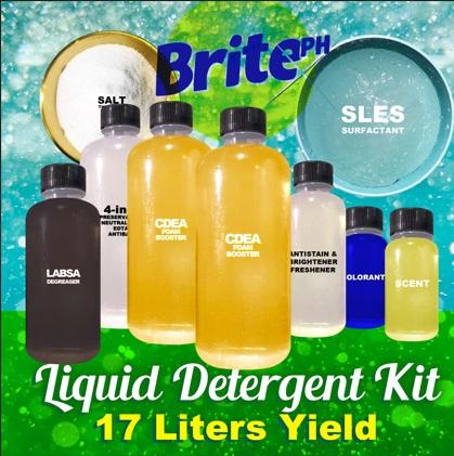 Liquid Detergent Kit DIY - by BritePh (17Liters Yield) - TikTok Shop ...