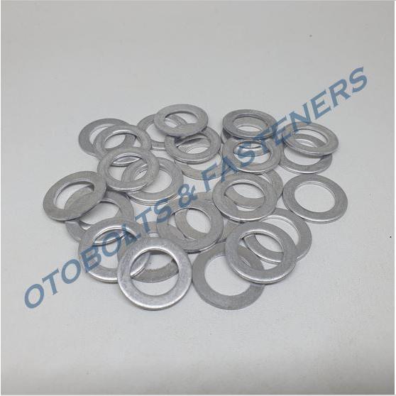 Jual [PAKET 50PCS] Ring Oli Besar Aluminium M14 / Ring Alumunium M14 ...