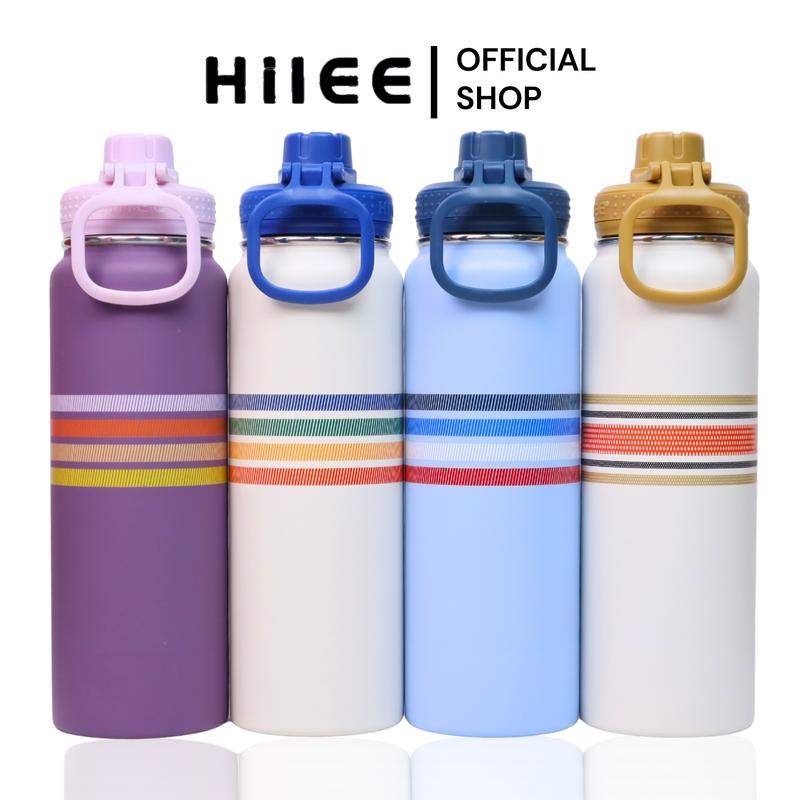 Hilee Tumbler Insulated and Double Wall Retro Racing Stripe Inspired ...