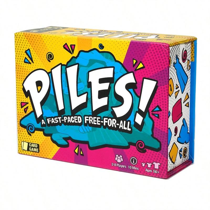 Game Cards Piles Board Game, Party Game for Friends and Family - TikTok ...