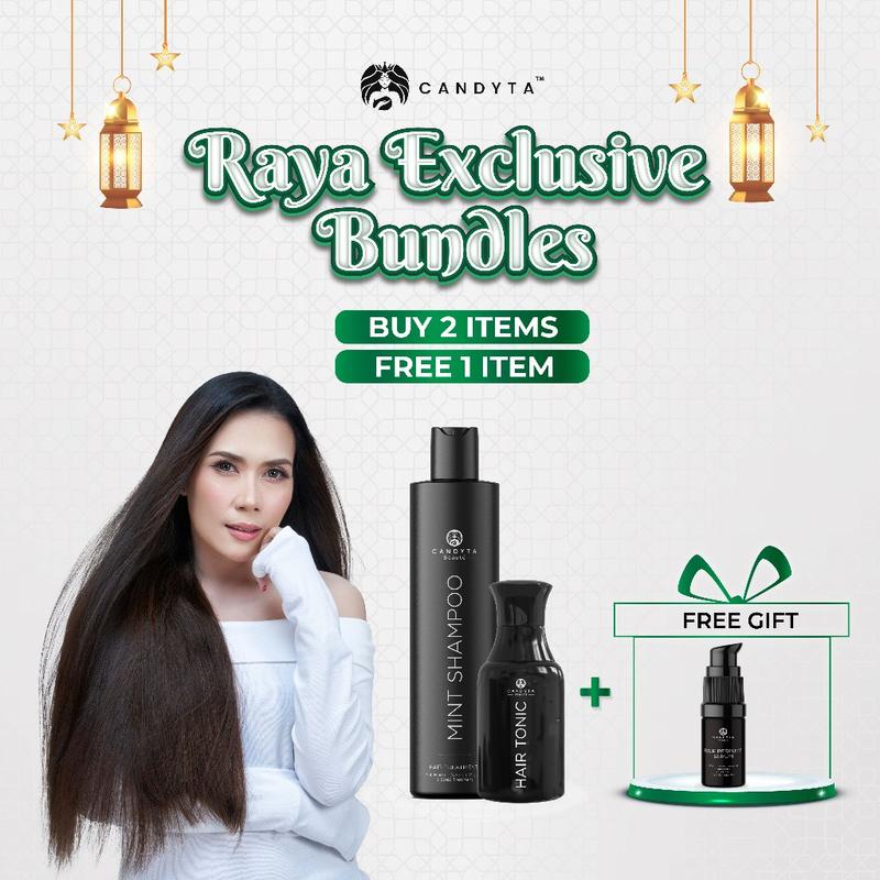 RAYA EXCLUSIVE BUNDLES CANDYTA PROMO | SHAMPOO 300ML, TONIC 100ML ...