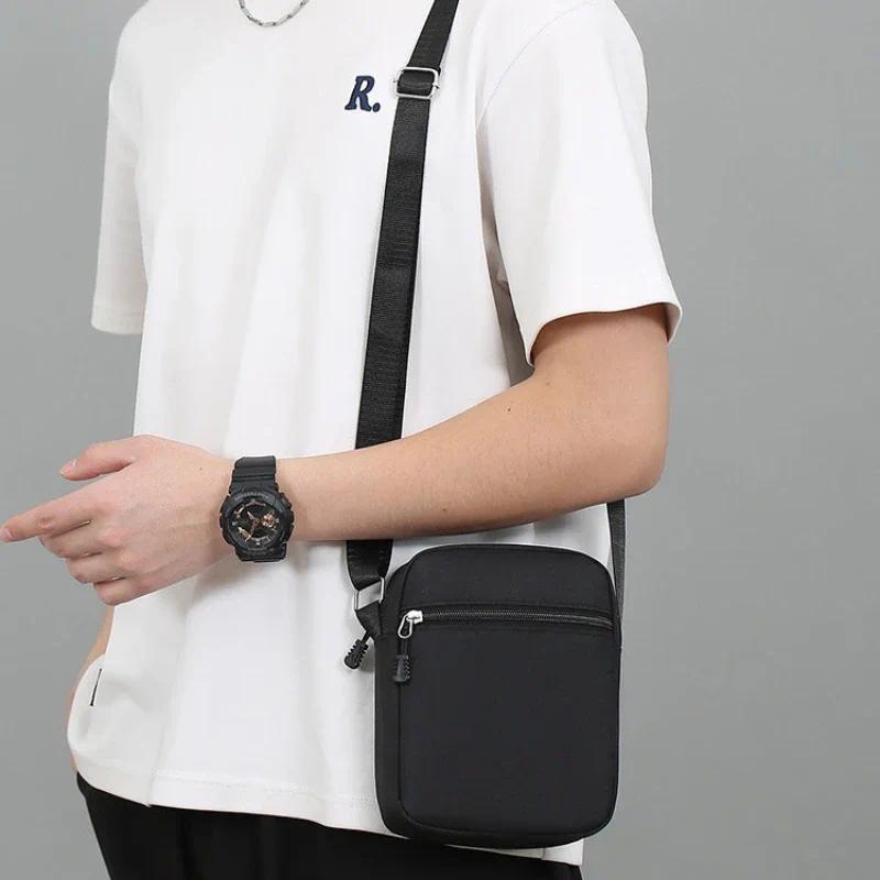 Beg Bahu, Bahan Oxford, Saiz Mini, Tahan Lama, Warna Hitam, Sesuai ...
