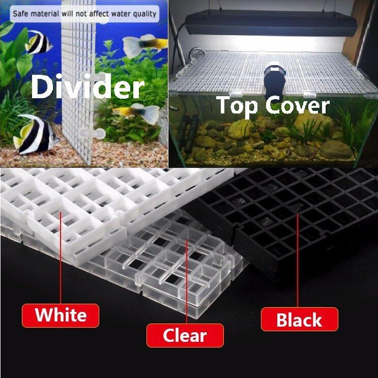 Top Cover or Aquarium Fish Tank Divider / Separator / Isolation ...