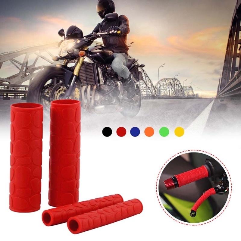 Universal Handle Grip Cover Protector Motorcycle Grip Silicone - TikTok ...