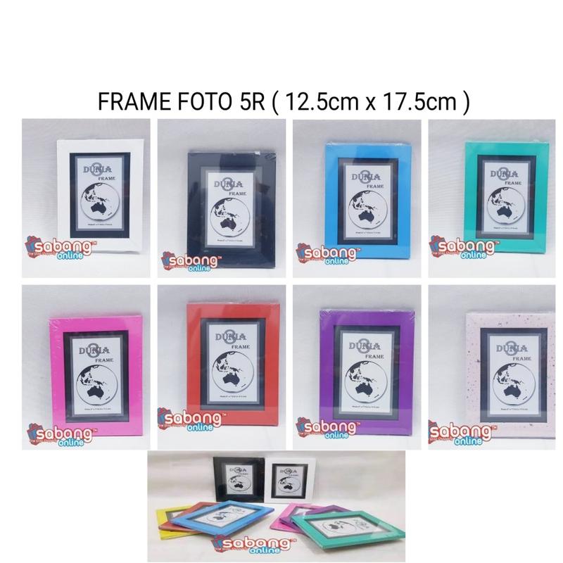 FRAME FOTO 5R DUNIA / BINGKAI FOTO 5R DUNIA Kaca - Shop | Tokopedia