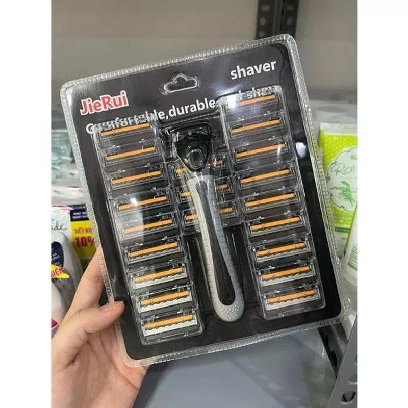Dao Cạo Râu Kèm 21 luoi Cạo JieRui Cạo Râu Cực Sạch - TikTok Shop Vietnam