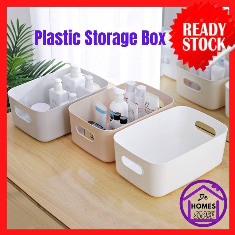 MUJI Cosmetic Plastic Storage Box Small Multipurpose Basket Kitchen ...
