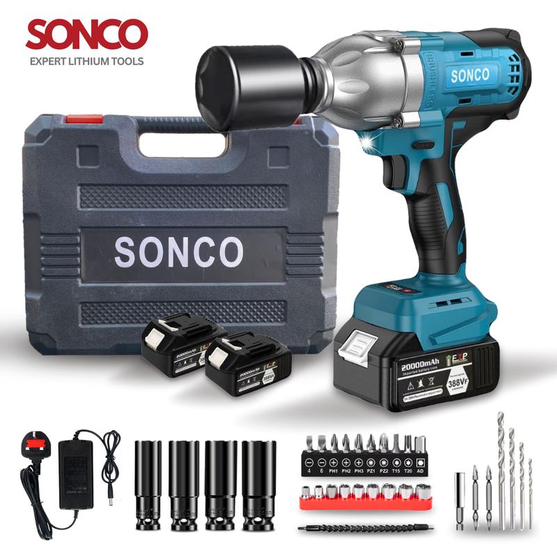 SC38860 600N.M SONCO Impact Wrench Cordless Heavy Duty Impact High ...
