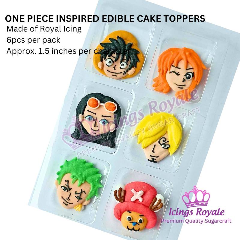 One Piece Themed Edible Cake and Cupcake Topper Candies - TikTok Shop ...