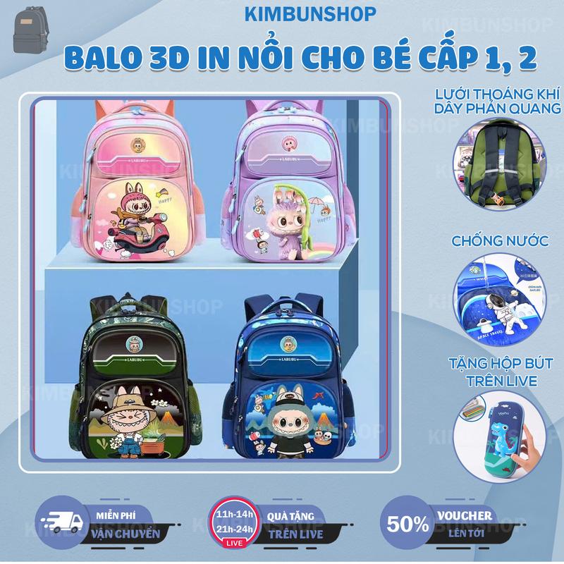 Balo Labubu, Khủng long cho bé trai, bé gái từ lớp 1-6 -Kimbunshop818 ...