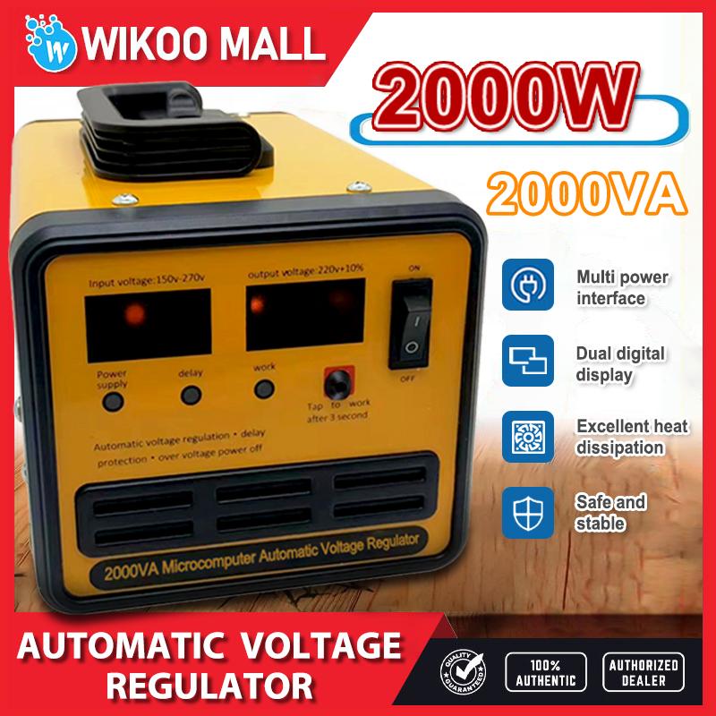 AVR 2000 Watts Automatic Voltage Regulator SVR-2000VA/1500VA/1000VA/500VA - TikTok Shop Philippines