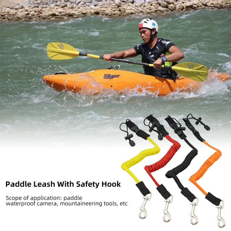 Kayak Accessories Elastic Adjustable Kayak Paddle Leash With - TikTok ...