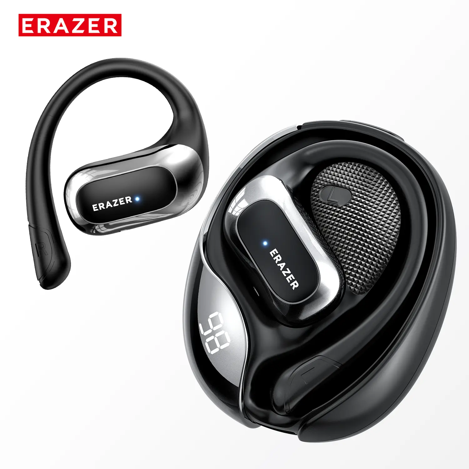 ERAZER XF28 Clip-on Open Ear Wireless Earbuds, Audio Wireles - TikTok Shop