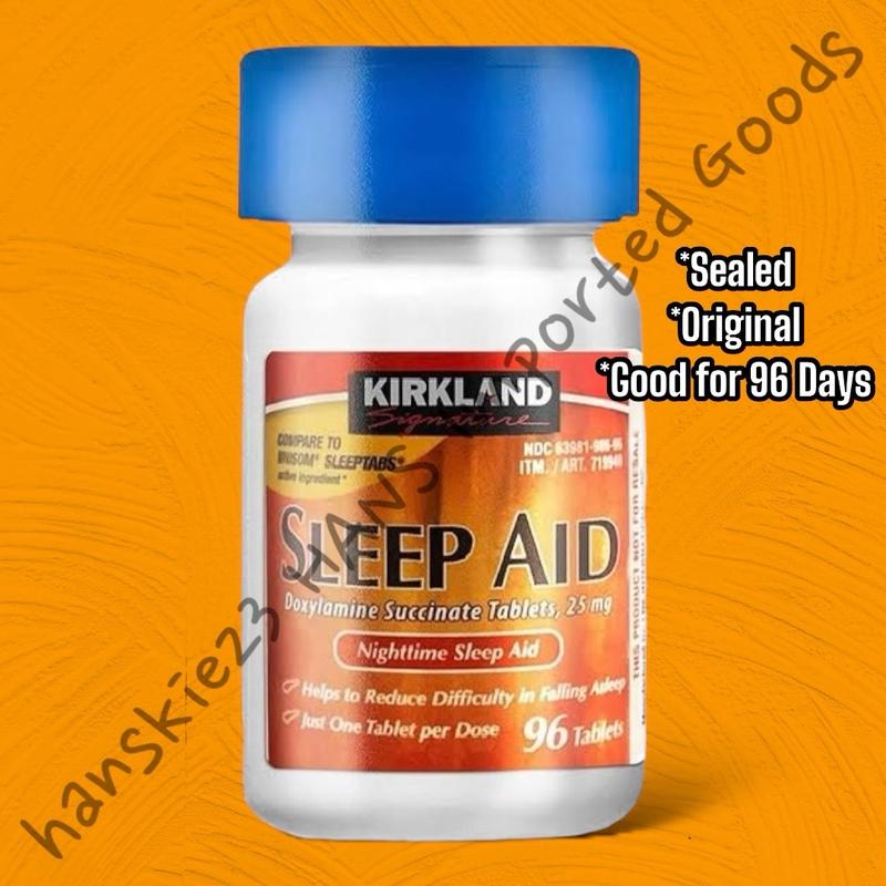 SEALED Kirkland Signature SLEEP AID 96 Tablets Original Better - TikTok ...