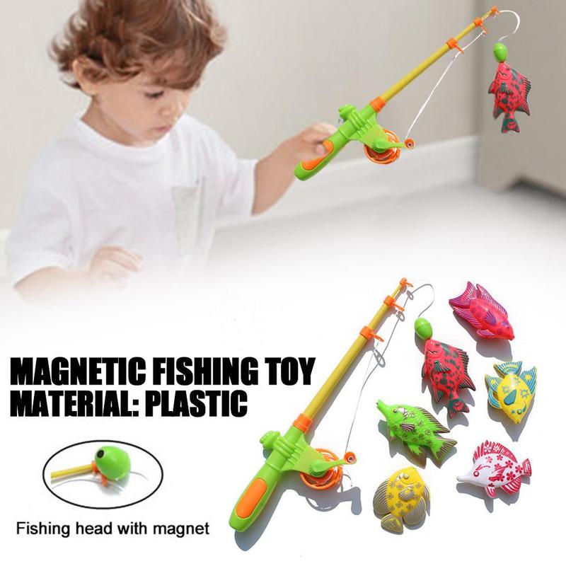Summer Magnetic Fishing Toy Set Children's Fishing Gear Mode - TikTok ...