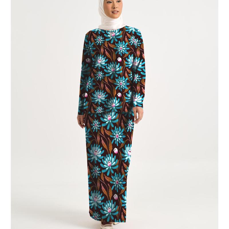 Baju Kurung Chic Style Top Rated Muslim Clothing - TikTok Shop Singapore