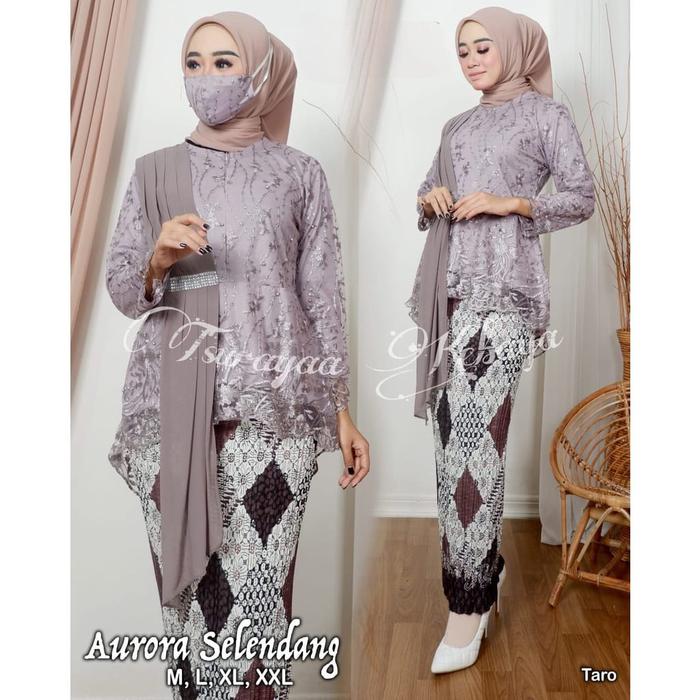 Jual STELAN KEBAYA SLAYER TILLE DAN ROK PLISKET BATIK PREMIUM SERAGAMAN ...