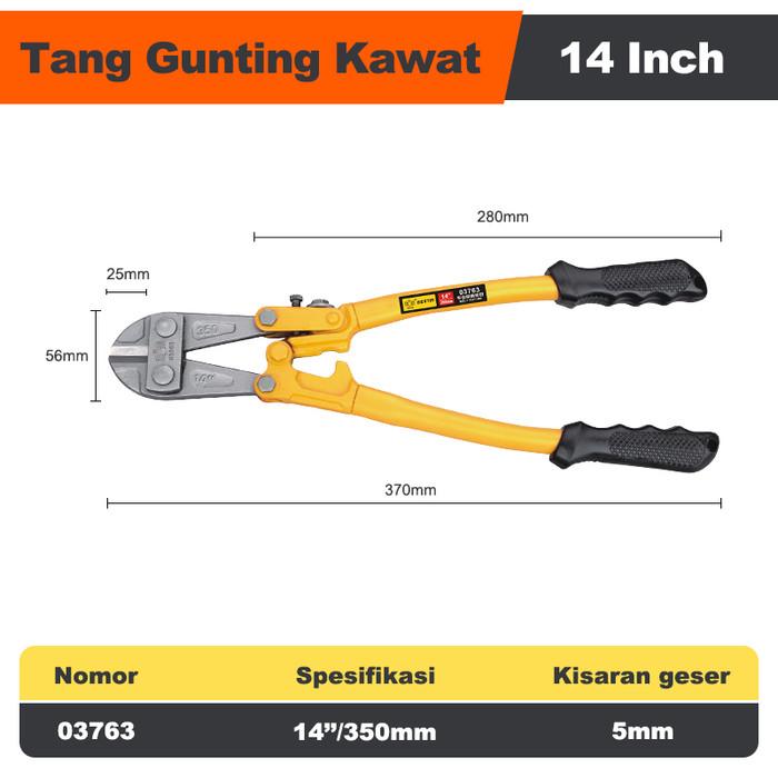 Jual Bestir Bolt Cutter Gunting Tang Potong Kawat Kabel Rantai Baja 14 ...