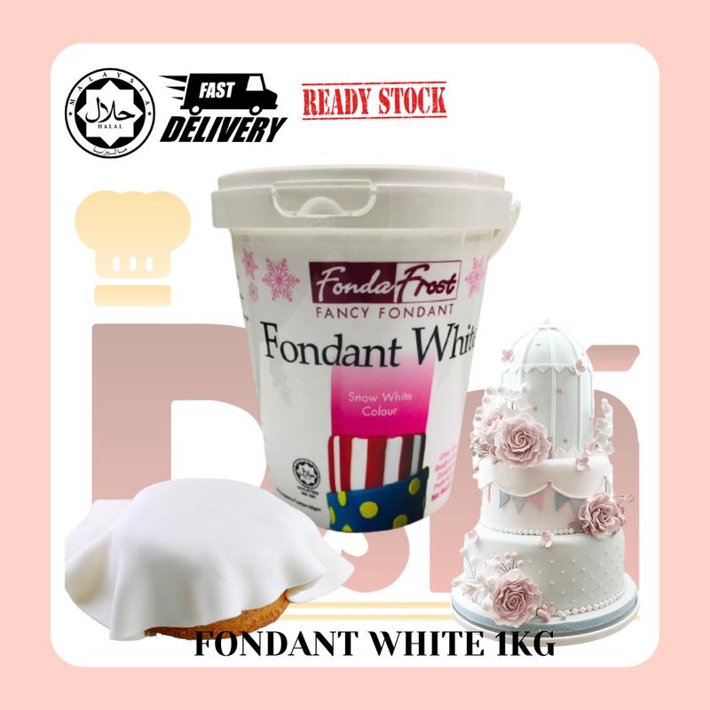 READY STOCK - DSM - FONDA FROST / FANCY FONDANT / WHITE FONDANT ...