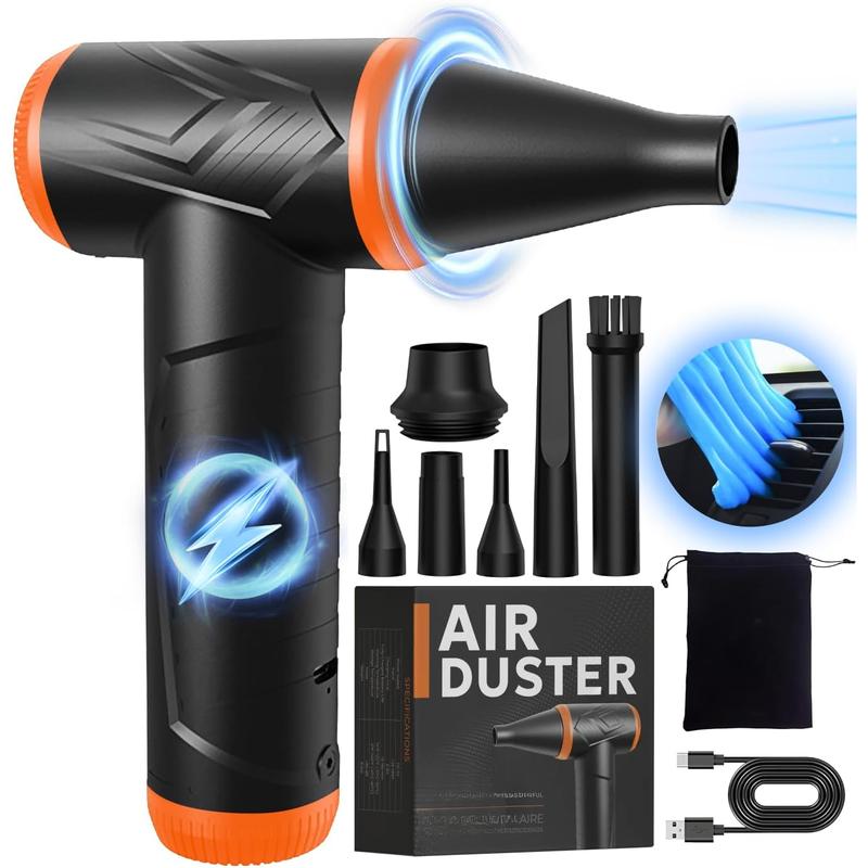 Electric Compressed Air Duster 150000RPM with Slime Dust Cleaning ...