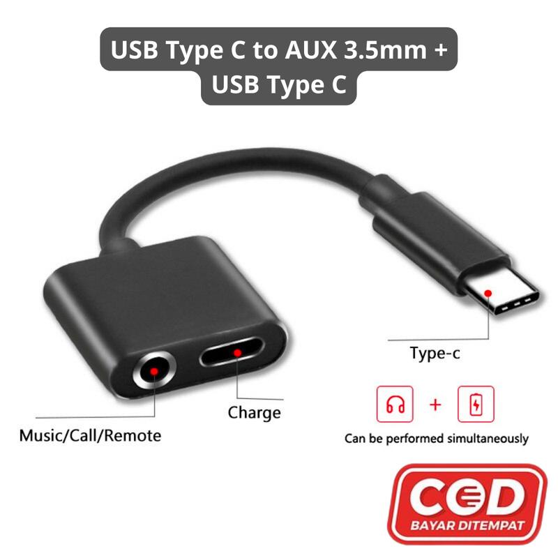 USB Type C Audio Charging Cable type C To Jack Audio 3.5 mm - Shop ...