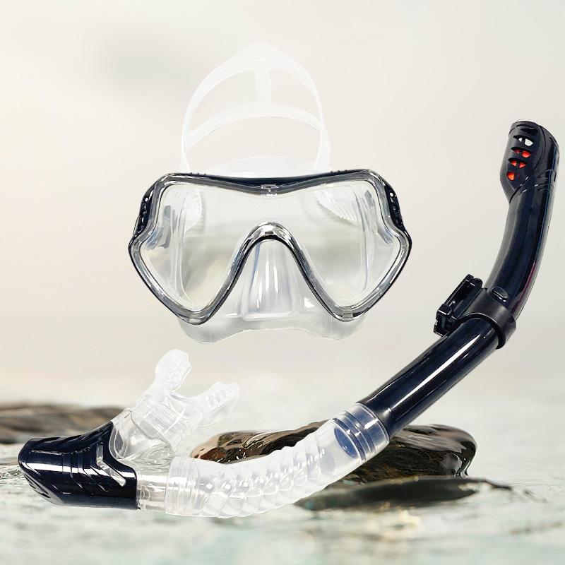 Diving GogglesLarge Frame Silicone Goggle Snorkel KitFull Dr - TikTok ...
