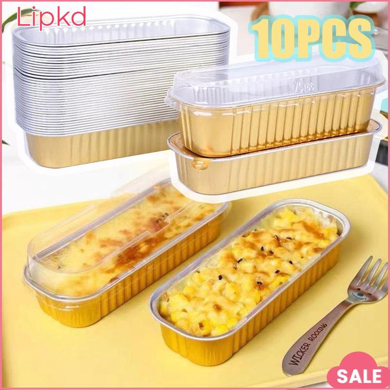 10pcs Thickened Rectangle Muffin Cupcake Baking Cups with Brown ...
