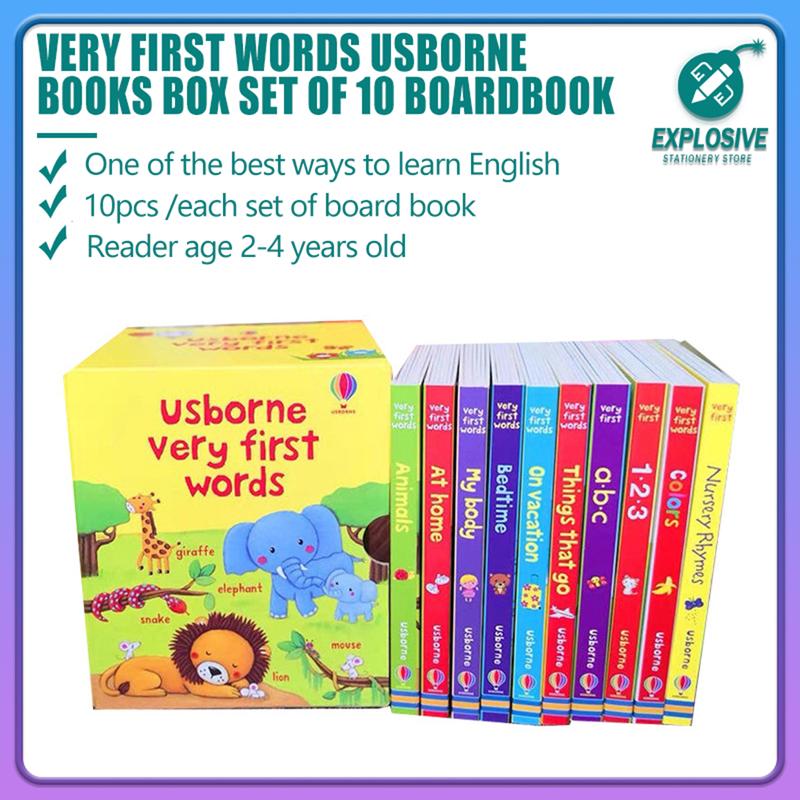 COD Usborne very first words usborne books box set of 10 boardbook ...