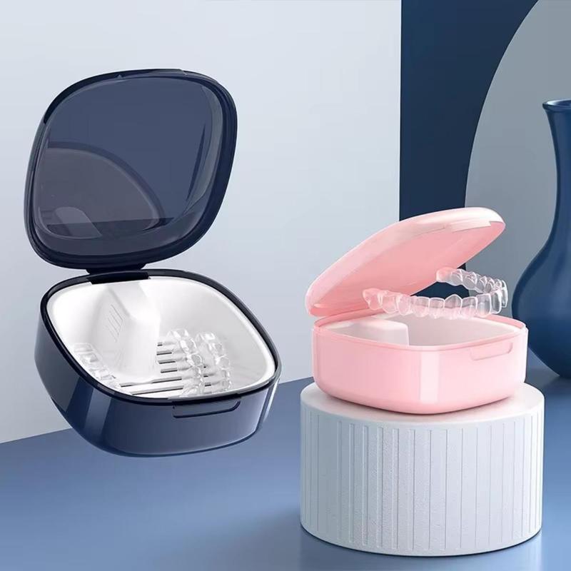 1pc Enture Storage Box Denture Elderly Portable Soak Box Invisible ...