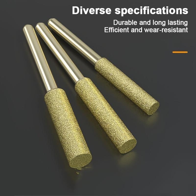 Set Kepala Pengisar Ampelas Logam Tahan Lama, 3pcs, untuk Pengasah ...